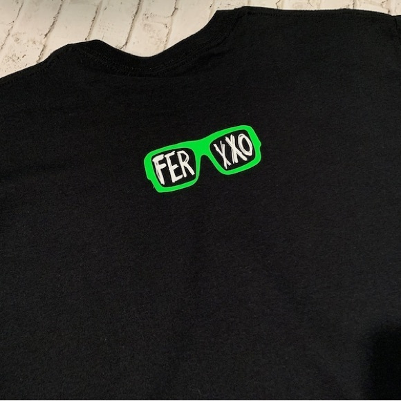 Shirts | Ferxxo X Feid Gafas Nitro Jam Concert Black T Shirt Las ...